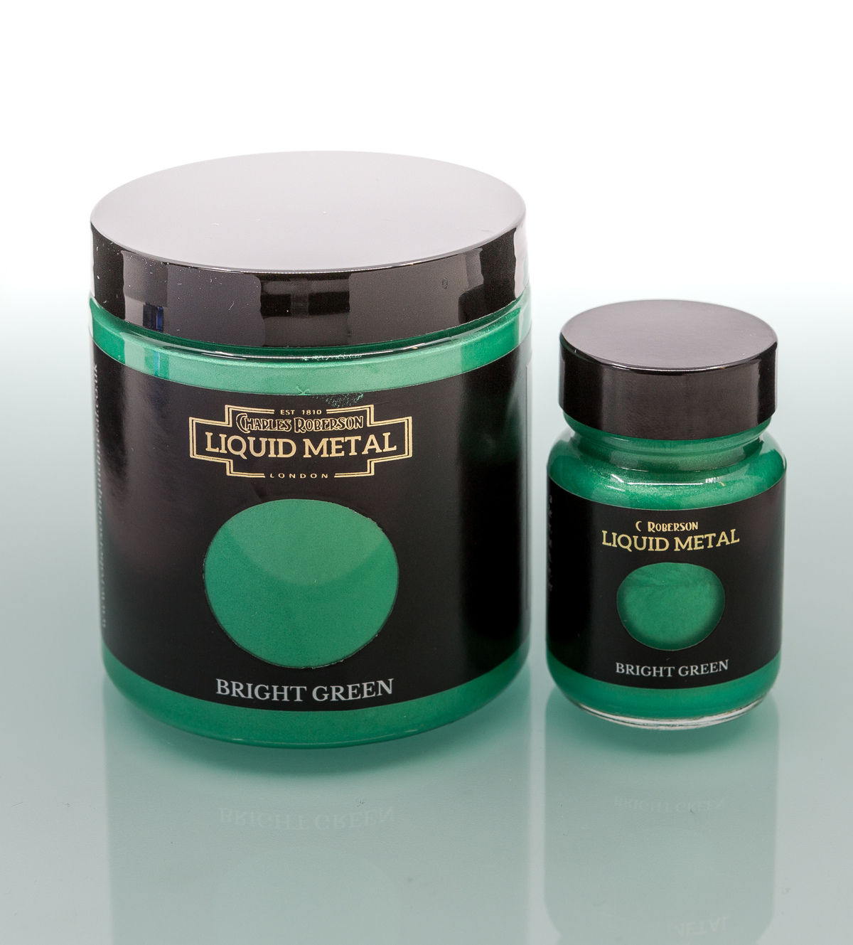 Roberson Liquid Metal Bright Green - robersonliquidmetal.co.uk