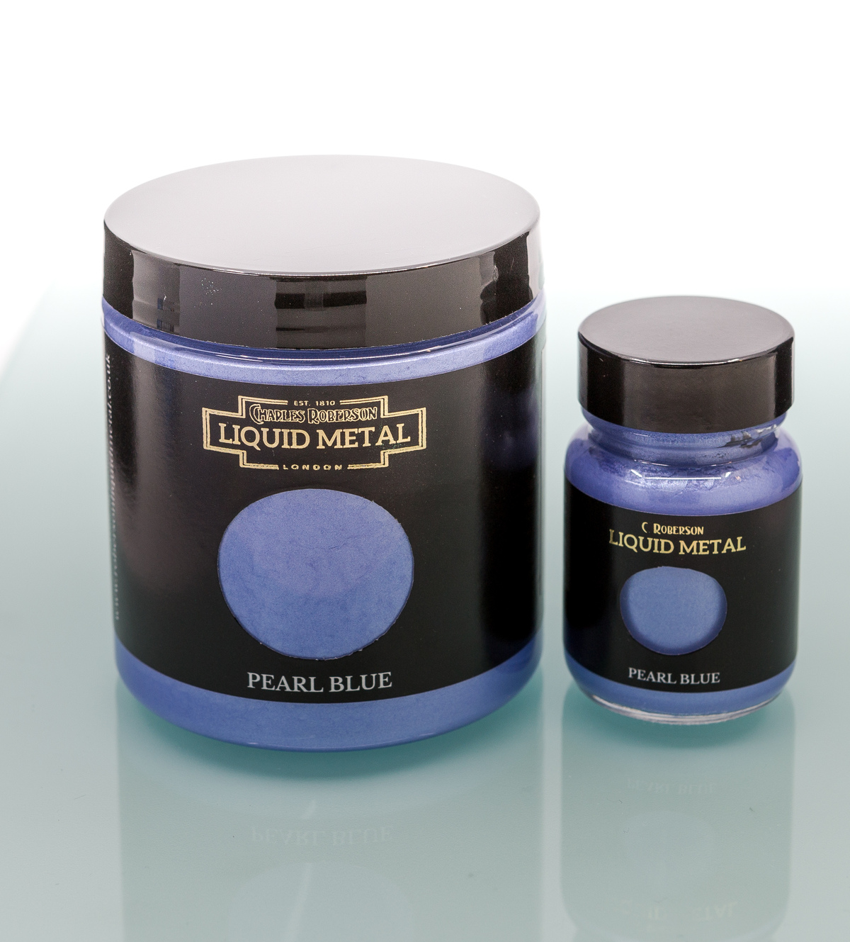 Roberson Liquid Metal Pearl Blue - robersonliquidmetal.co.uk