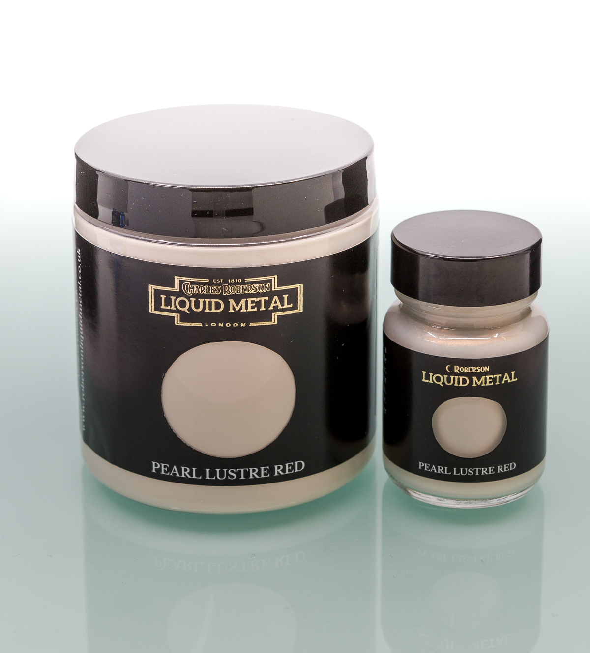 Roberson Liquid Metal Pearl Lustre Red - robersonliquidmetal.co.uk