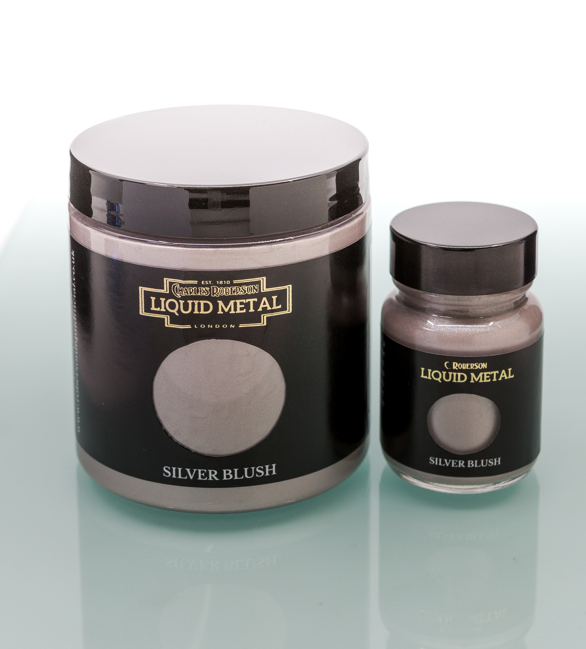 Roberson Liquid Metal Silver Blush - robersonliquidmetal.co.uk